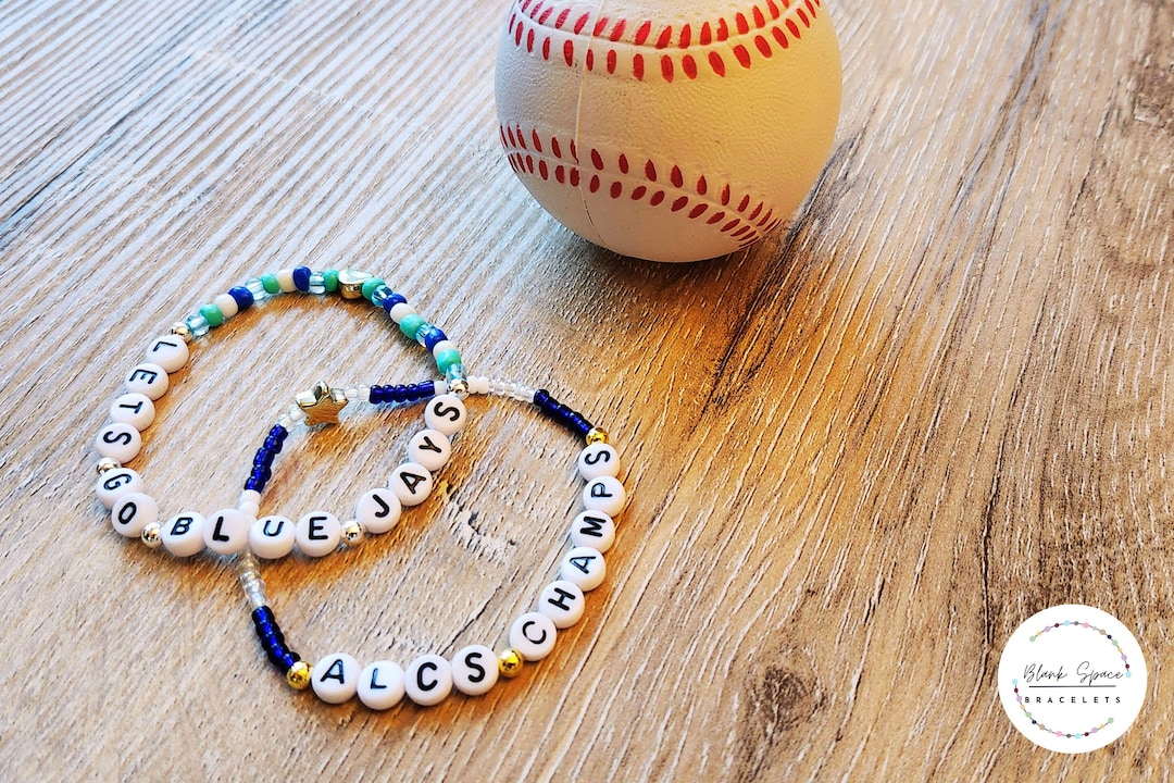 Toronto Blue Jays Friendship Bracelets | Handmade Set of 2, 3, 5, or 10 ...