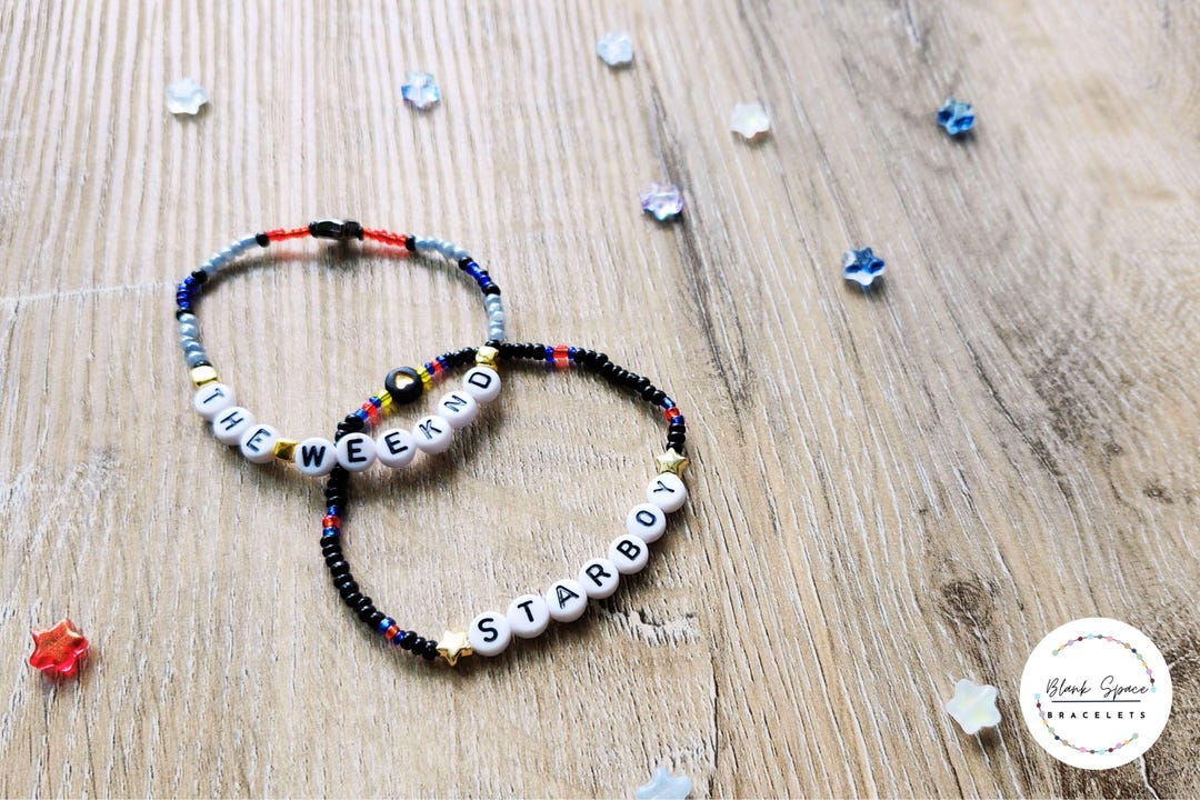 The Weeknd Friendship Bracelets | Handmade Set of 2, 3, 5, or 10 ...