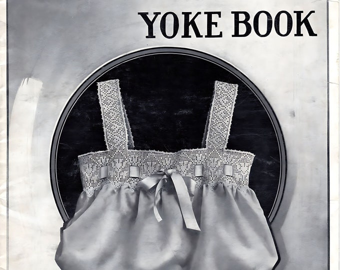Vintage Yoke Crochet Patterns, Star Yoke Book 1921, PDF Digital ...