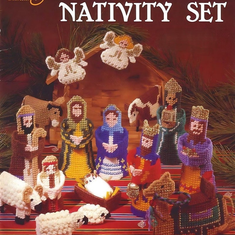 Plastic Nativity - Etsy