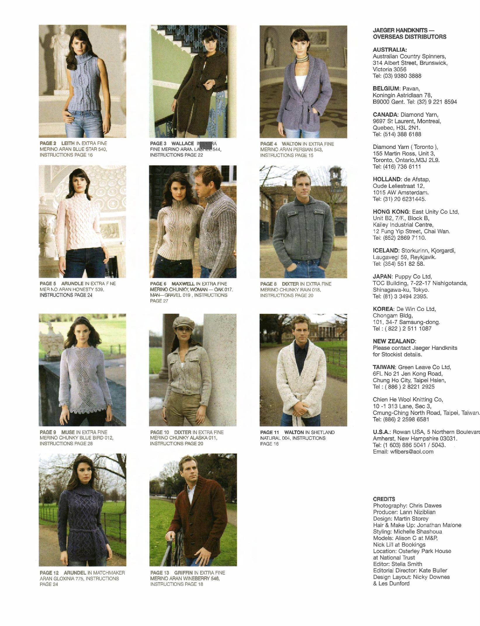 JAEGER Handknits JB20, Knitting Patterns for 12 Designer Garments by ...