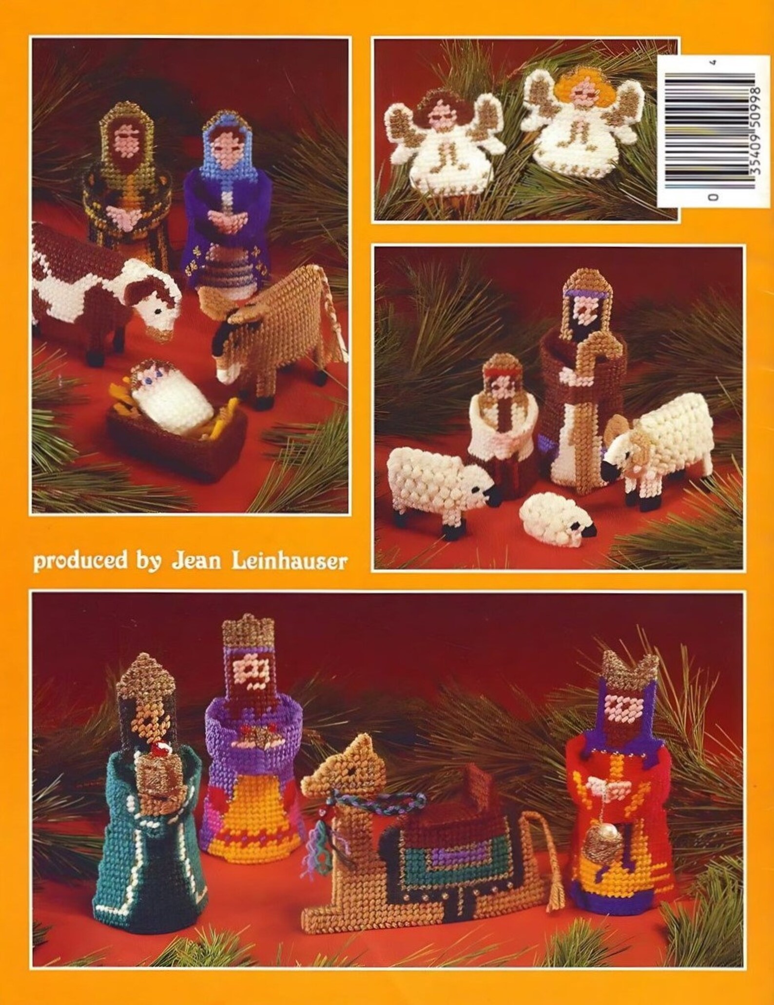 Plastic Canvas Nativity Set Booklet, DIY Christmas Creche Scene ...