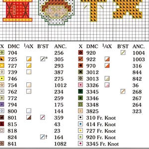 Mini Cross Stitch Motifs PDF Pattern, Cute Small Embroidery Designs ...