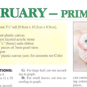 Flower Garden Boxes: Plastic Canvas Patterns (PDF Download) - Etsy
