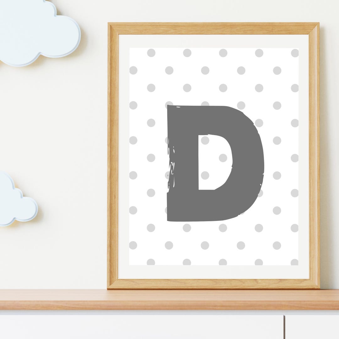 Letter D Poster Print - Etsy