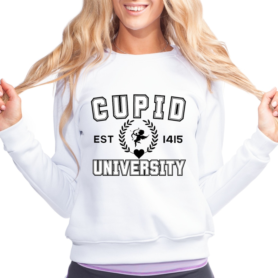 Cupid University Shirt Design Png Svg, Trendy Valentines Day Shirt Png ...
