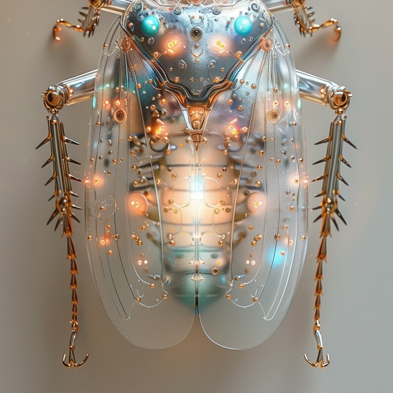 Taxidermy Bug Art Insect Wall Art Unique Insect Decor Mini Beast Print ...