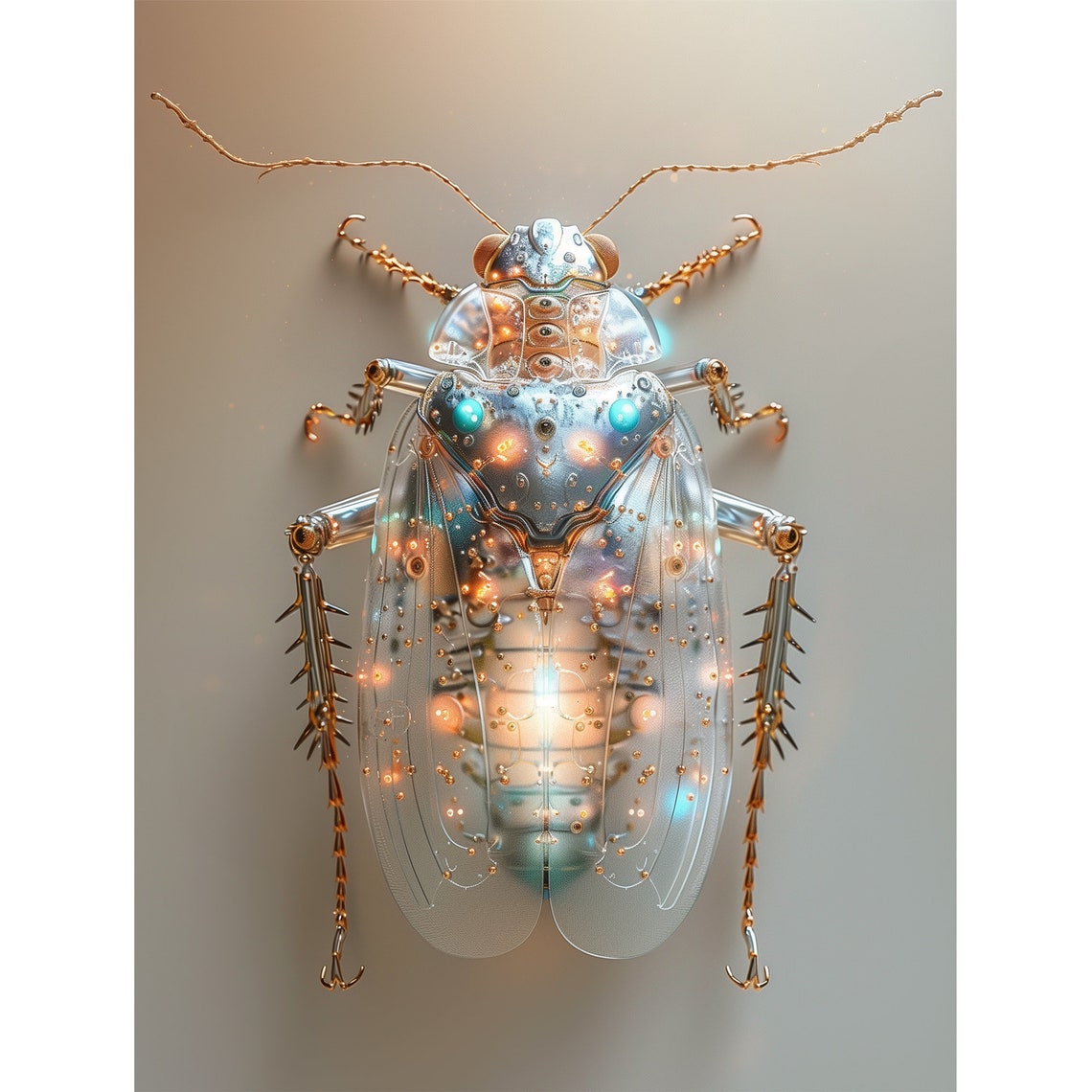 Taxidermy Bug Art Insect Wall Art Unique Insect Decor Mini Beast Print ...