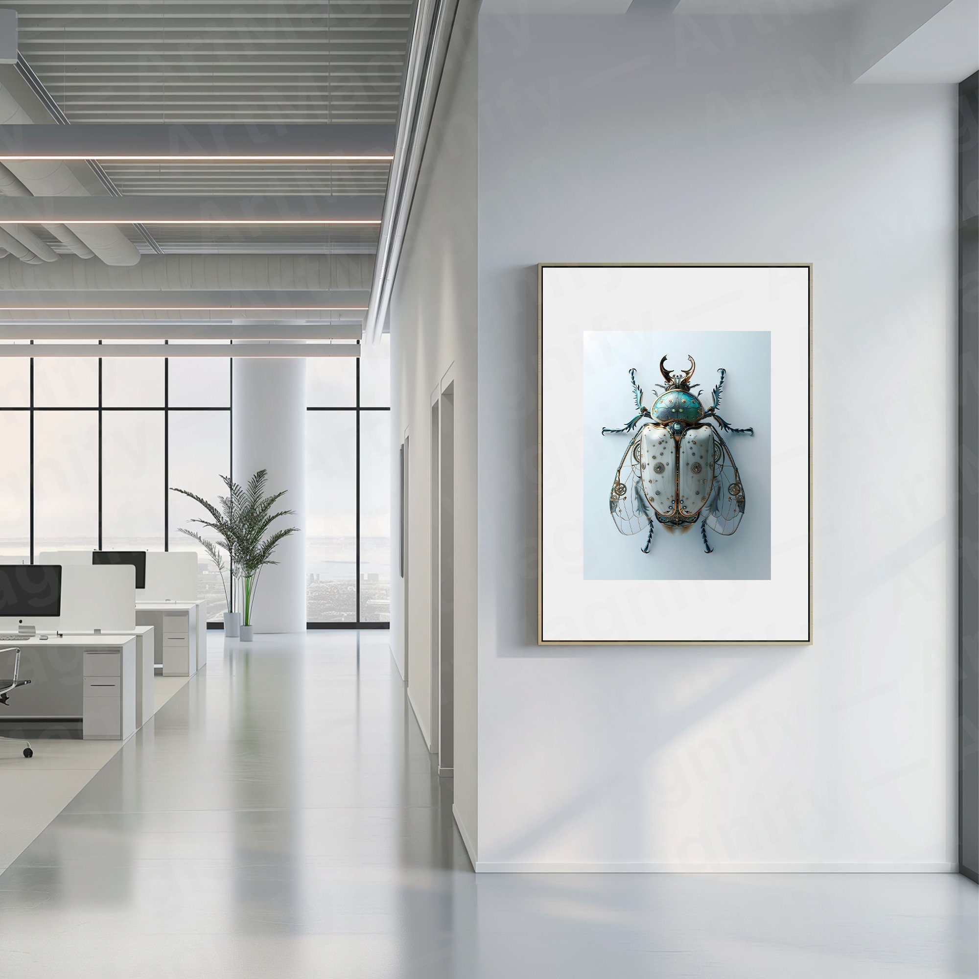 Mechanical Insect Print | Steampunk Bug Wall Art (digital Download) - Etsy