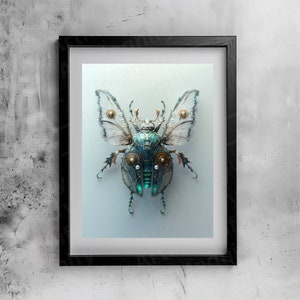 Taxidermy Bug Art Insect Wall Art Unique Insect Decor Mini Beast Print ...