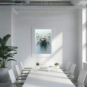 Taxidermy Bug Art Insect Wall Art Unique Insect Decor Mini Beast Print ...