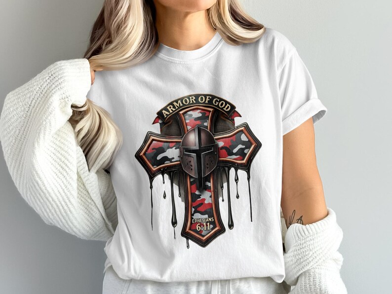 Armor of God Cross: Christian Warrior PNG (digital Download) - Etsy