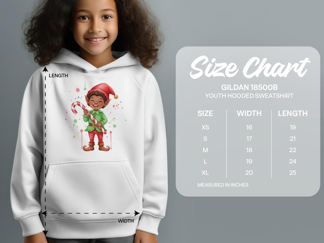 African American Elf Hoodie, Cute Christmas Elf, Candy Cane Holiday ...