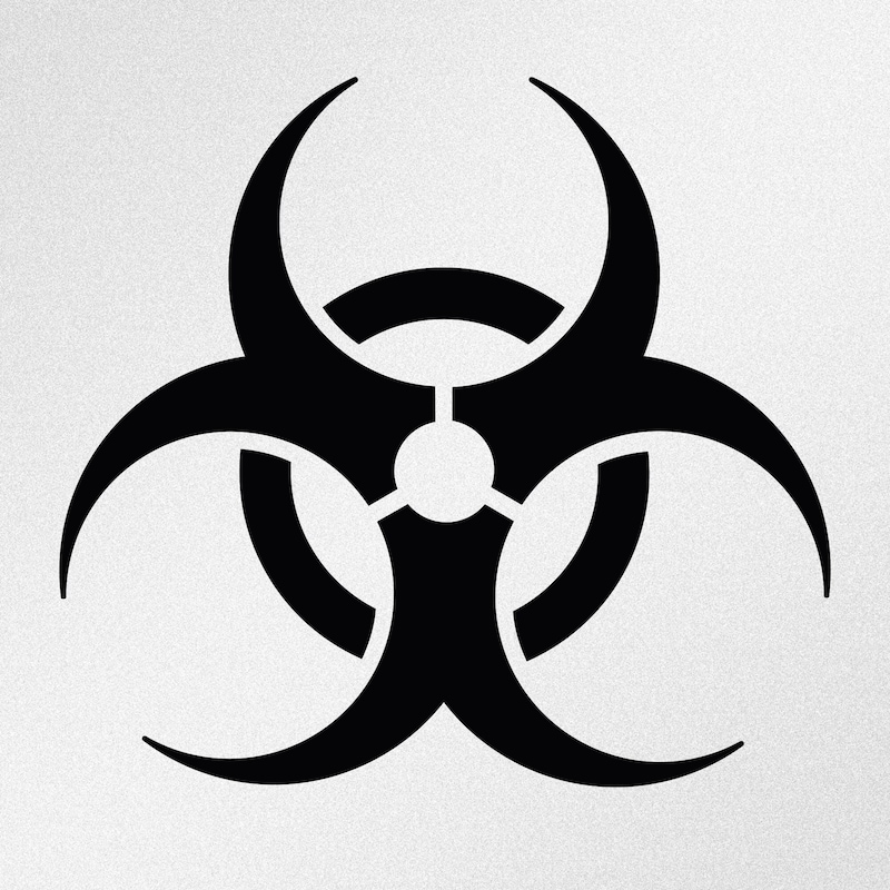 Biohazard Symbol - Etsy