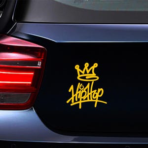 Hip-hop Crown Rap Graffiti Street Art Vinyl Decal Sticker - Etsy