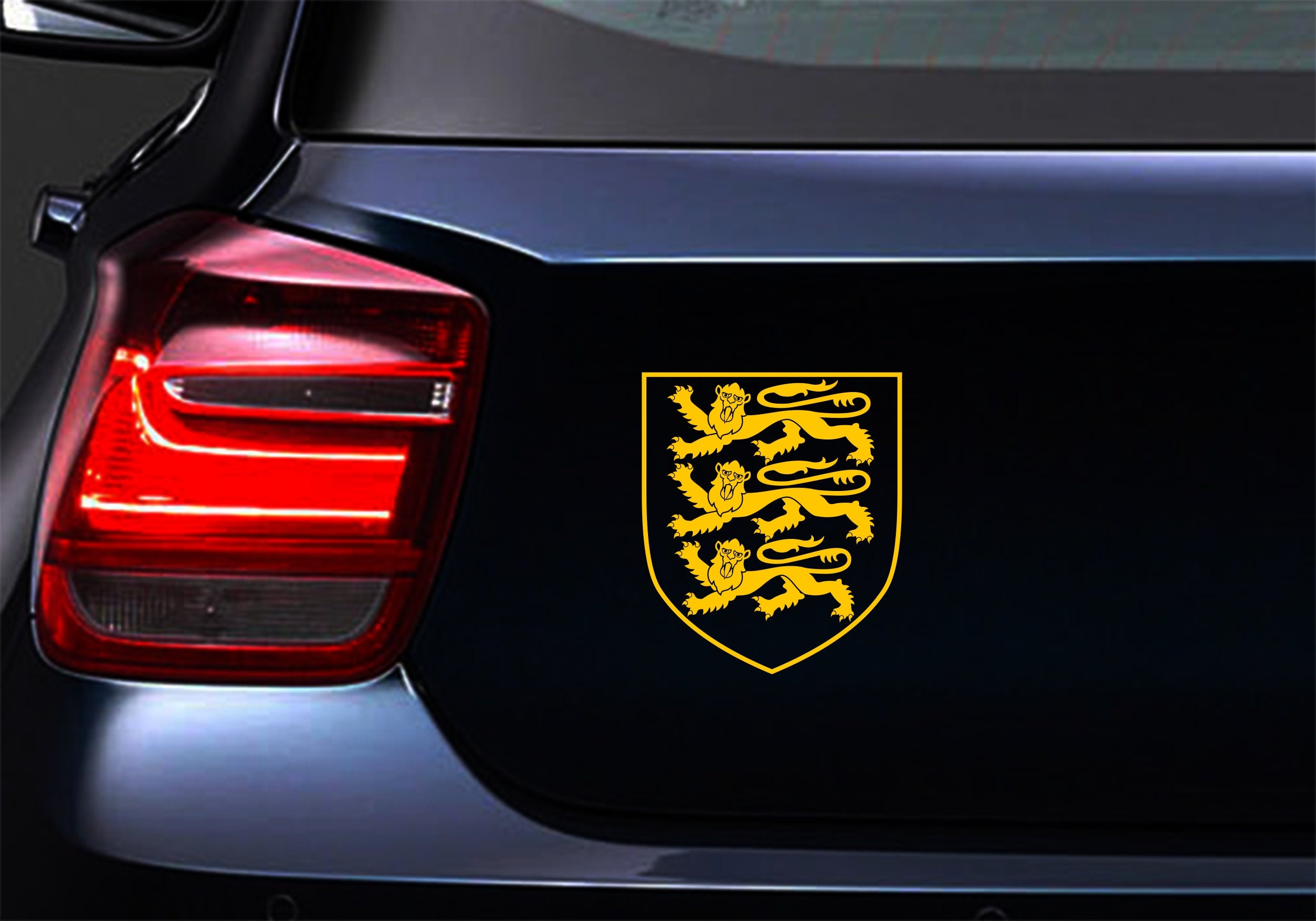 Three Lions Royal Arms of England Crest Symbol Vinyl Decal Sticker - Etsy
