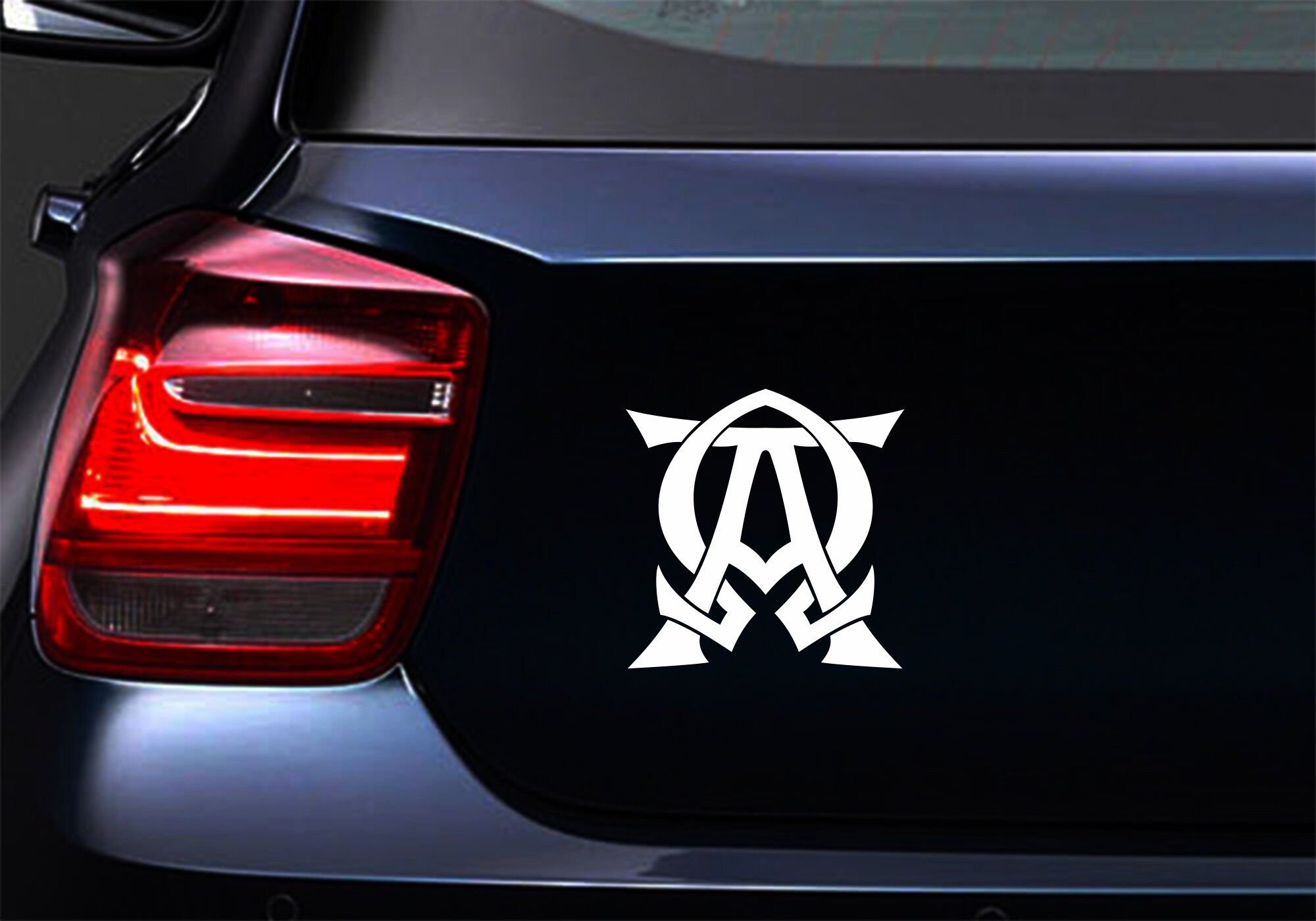 Alfa Omega Symbol Car Laptop Motorbike Vinyl Decal Sticker - Etsy