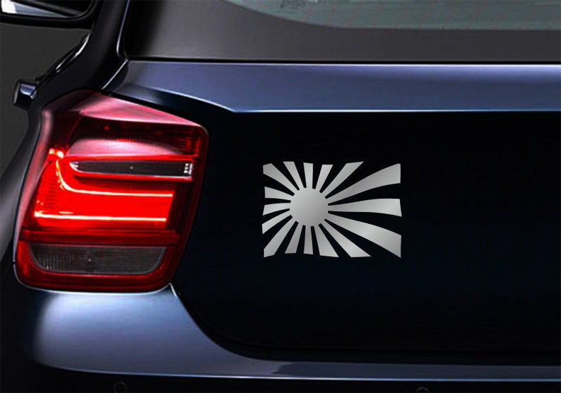Rising Sun Flag of Japan JDM Car Laptop Motorbike Vinyl Decal Sticker ...