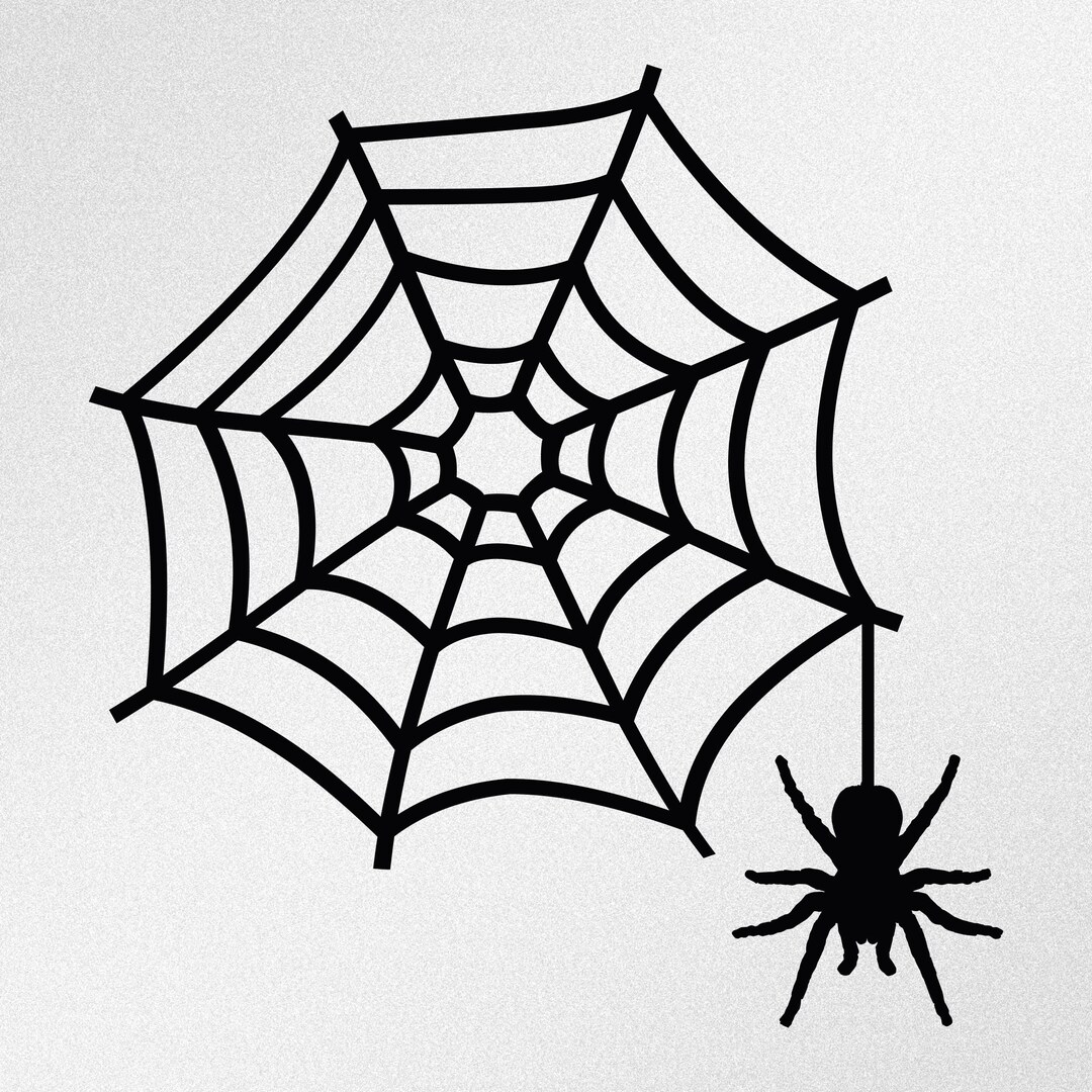 Halloween Spider Spiderweb Vinyl Decal Sticker - Etsy