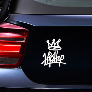 Hip-hop Crown Rap Graffiti Street Art Vinyl Decal Sticker - Etsy