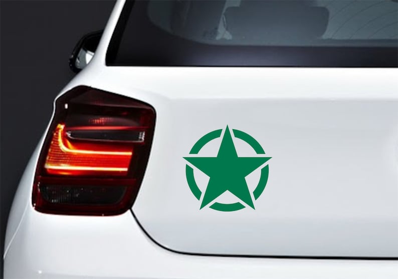 Army Star US Military Car Laptop Motorbike Vinyl Decal Sticker - Etsy