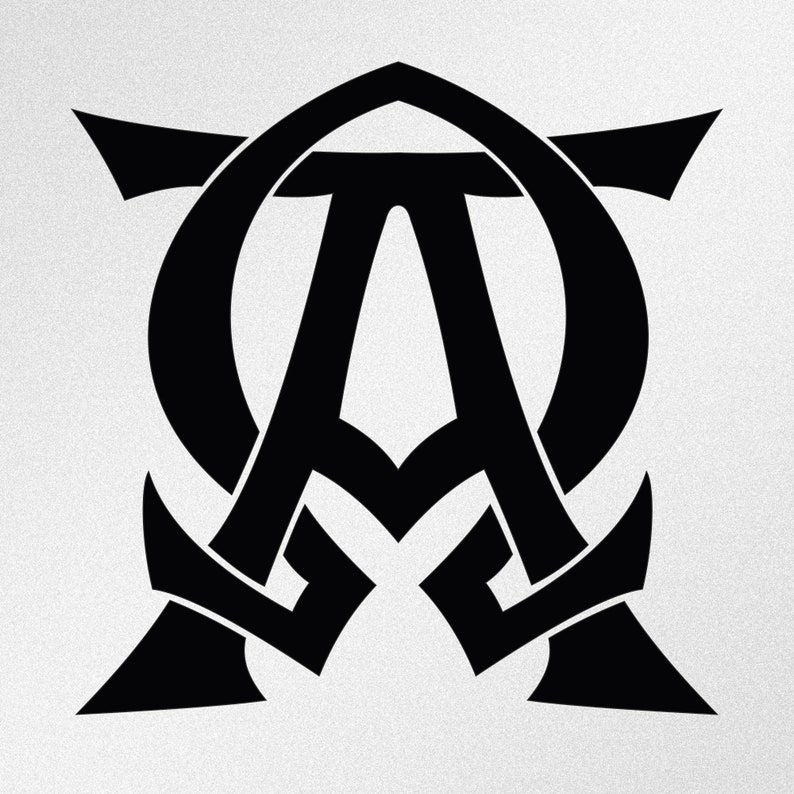Alfa Omega Symbol Car Laptop Motorbike Vinyl Decal Sticker - Etsy