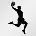 Basketball Player Car Laptop Motorbike Vinyl Decal Sticker - Etsy