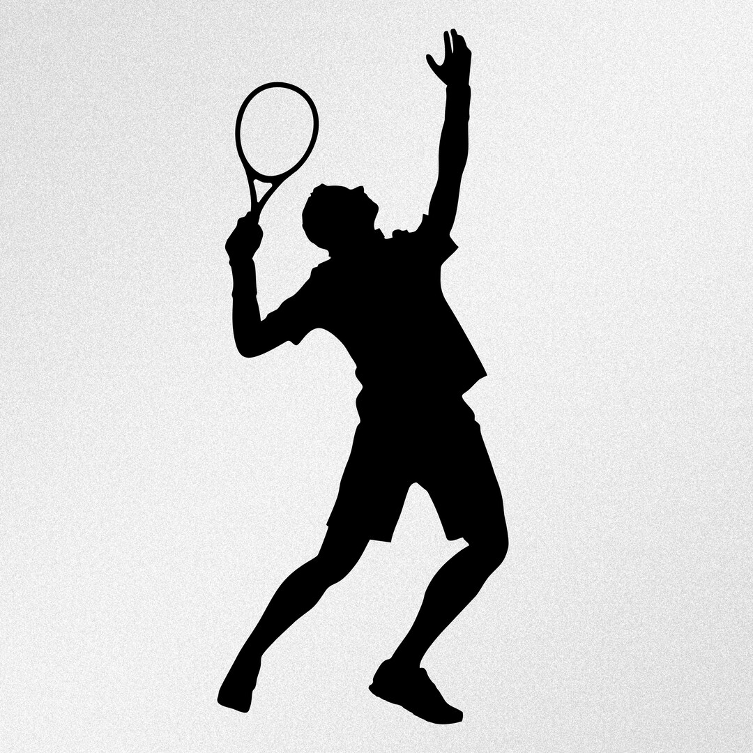 Tennis Player Car Laptop Motorbike Vinyl Decal Sticker - Etsy