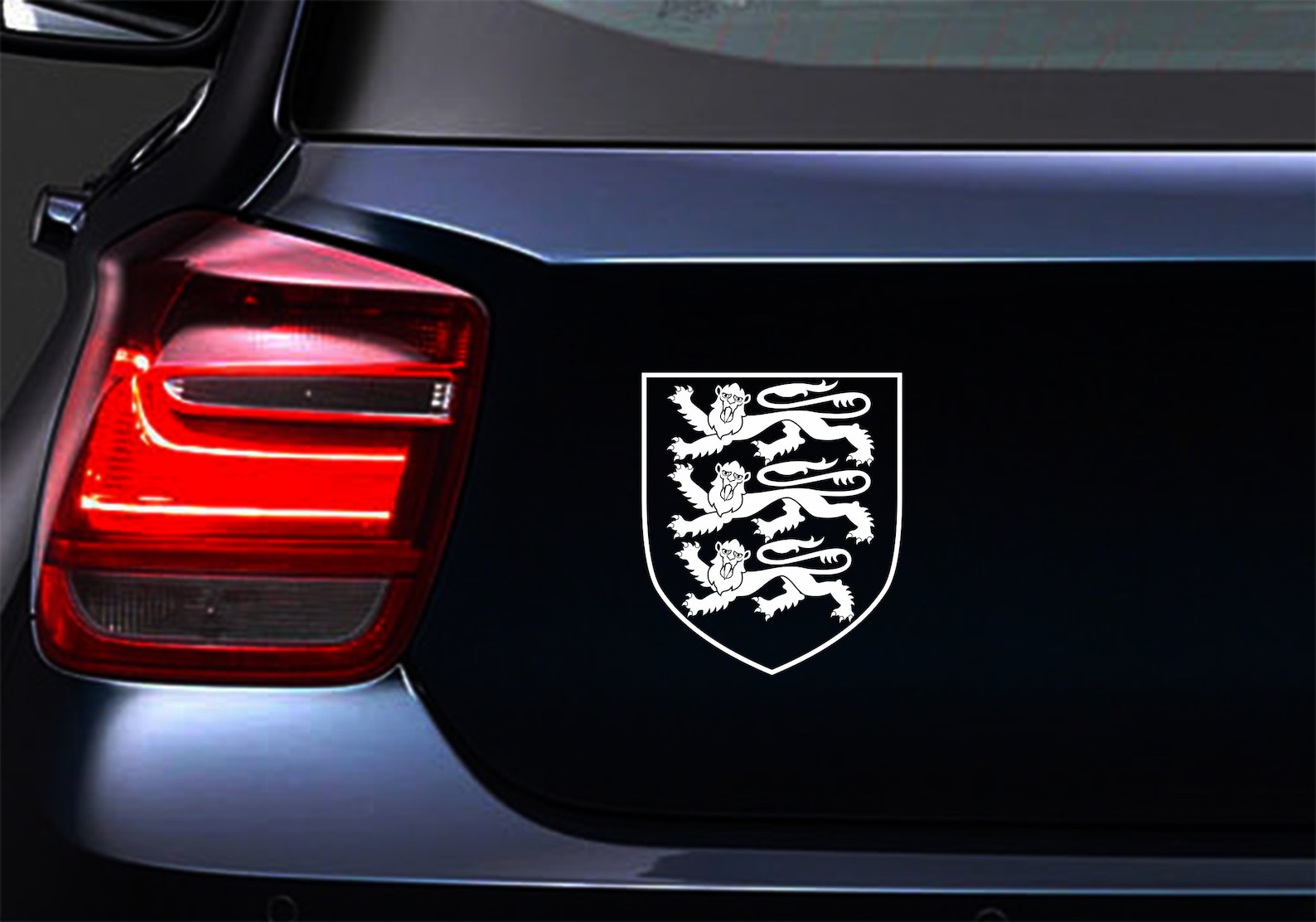 Three Lions Royal Arms of England Crest Symbol Vinyl Decal Sticker - Etsy