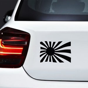 Rising Sun Flag of Japan JDM Car Laptop Motorbike Vinyl Decal Sticker ...