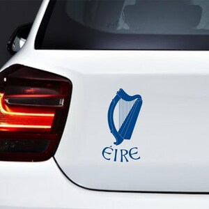 Ireland Éire Harp Vinyl Decal Sticker - Etsy