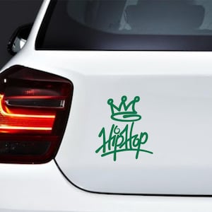 Hip-hop Crown Rap Graffiti Street Art Vinyl Decal Sticker - Etsy