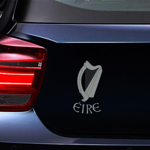 Ireland Éire Harp Vinyl Decal Sticker - Etsy