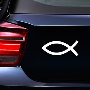 Fish Christian Symbol Car Laptop Motorbike Vinyl Decal Sticker - Etsy