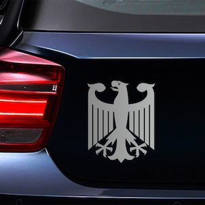 German Eagle Bundesadler Deutschland Vinyl Decal Sticker - Etsy