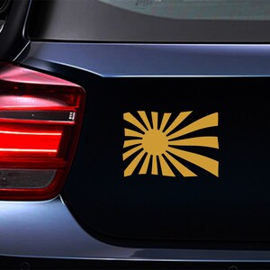 Rising Sun Flag of Japan JDM Car Laptop Motorbike Vinyl Decal Sticker ...