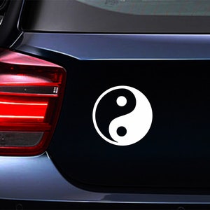 Yin Yang Symbol Car Laptop Motorbike Vinyl Decal Sticker - Etsy