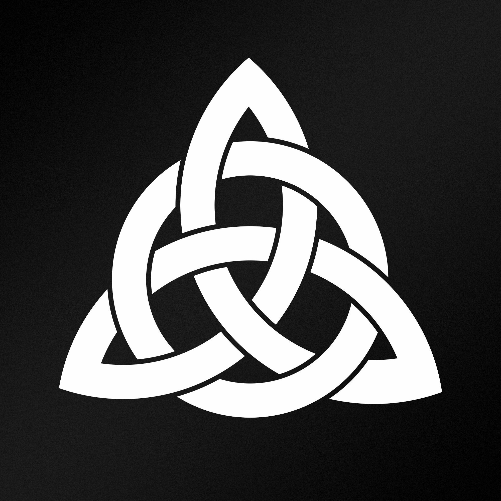 Triquetra Trinity Symbol Car Laptop Motorbike Vinyl Decal Sticker - Etsy