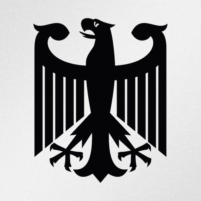 German Eagle Bundesadler Deutschland Vinyl Decal Sticker - Etsy