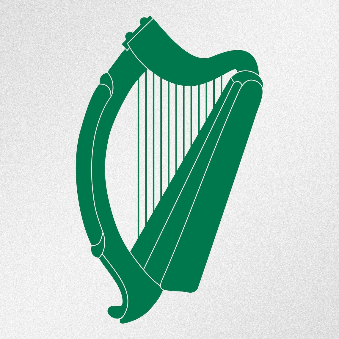 Harp Symbol of Ireland Vinyl Decal Sticker - Etsy