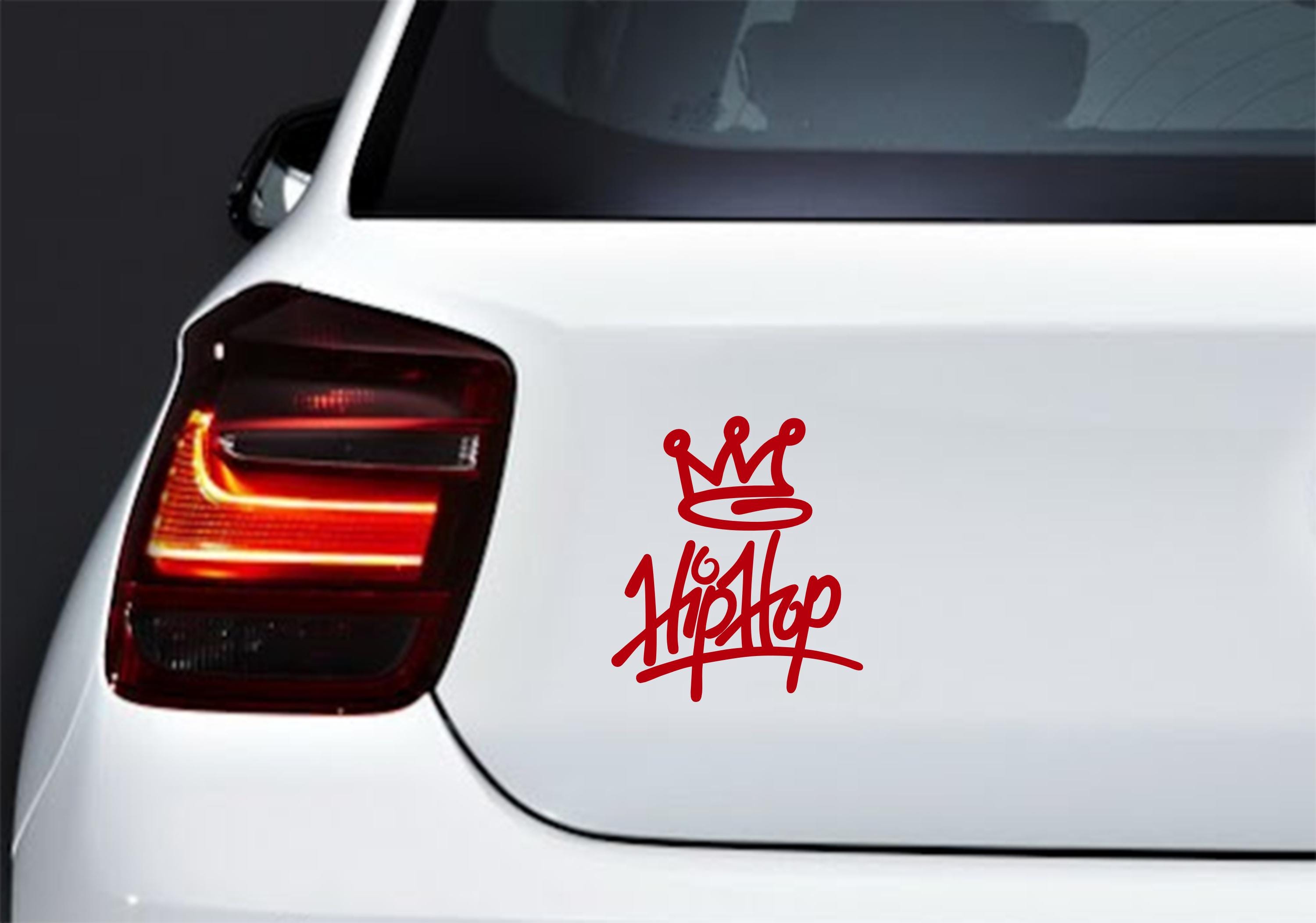 Hip-hop Crown Rap Graffiti Street Art Vinyl Decal Sticker - Etsy