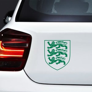 Three Lions Royal Arms of England Crest Symbol Vinyl Decal Sticker - Etsy