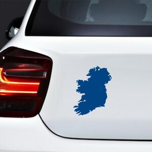 Ireland Map Vinyl Decal Sticker - Etsy