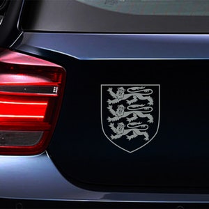 Three Lions Royal Arms of England Crest Symbol Vinyl Decal Sticker - Etsy