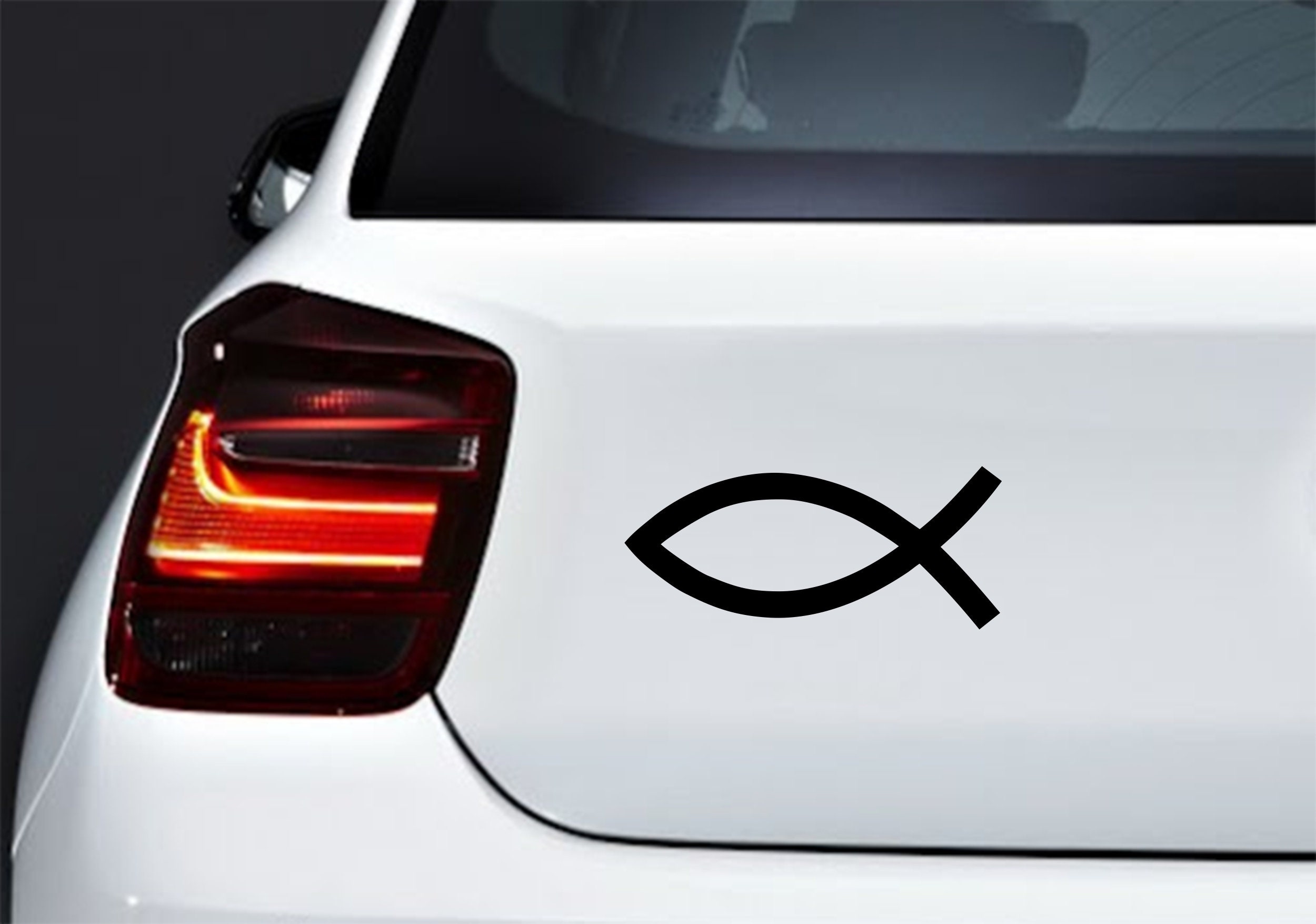 Fish Christian Symbol Car Laptop Motorbike Vinyl Decal Sticker - Etsy