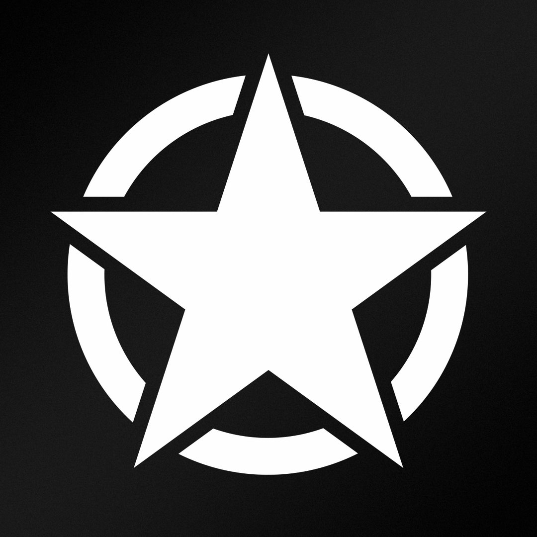 Army Star US Military Car Laptop Motorbike Vinyl Decal Sticker - Etsy