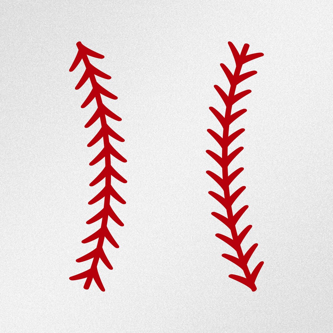Baseball Stitches Car Laptop Motorbike Vinyl Decal Sticker - Etsy