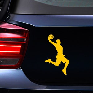 Basketball Player Car Laptop Motorbike Vinyl Decal Sticker - Etsy