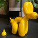 Balloon Dog Statue Pooping, Home Decor Dog Model, Dog Sculpture Balloon ...