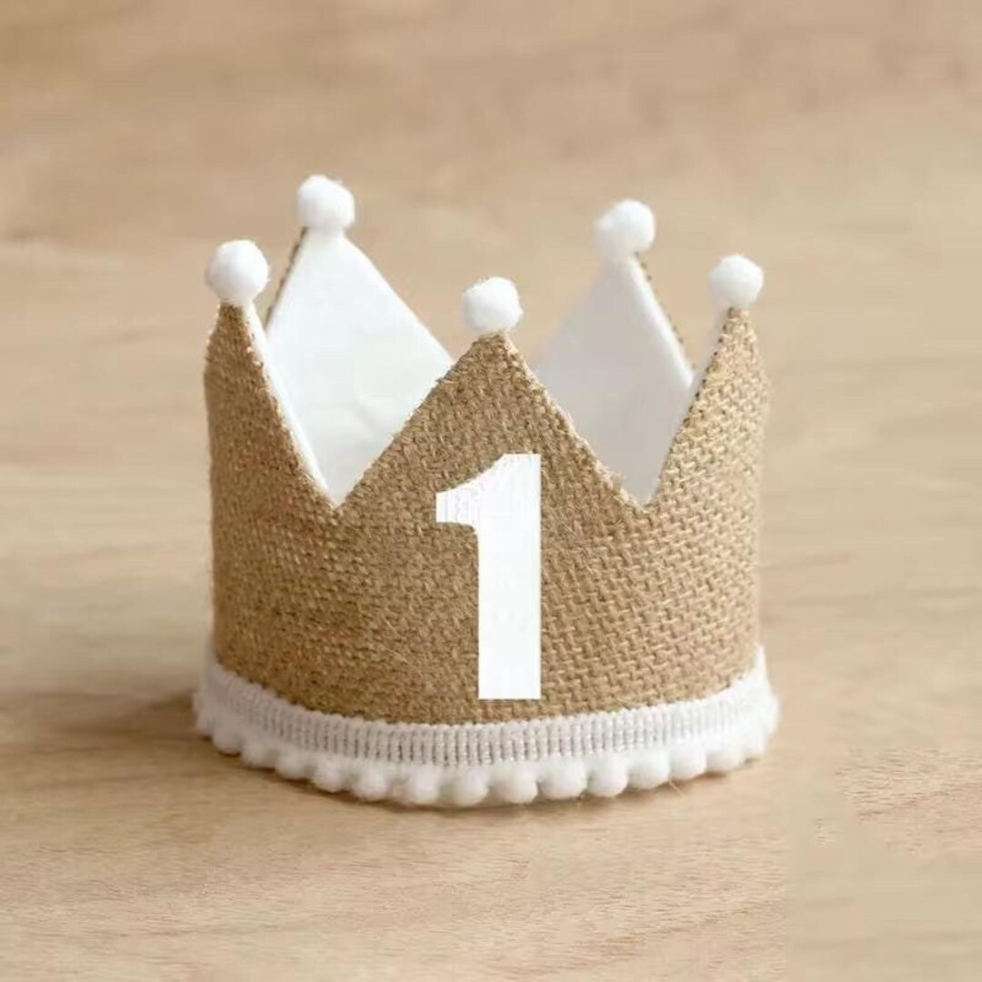 1st Birthday Crown, Toddler Birthday Crown, First Birthday Crown ...